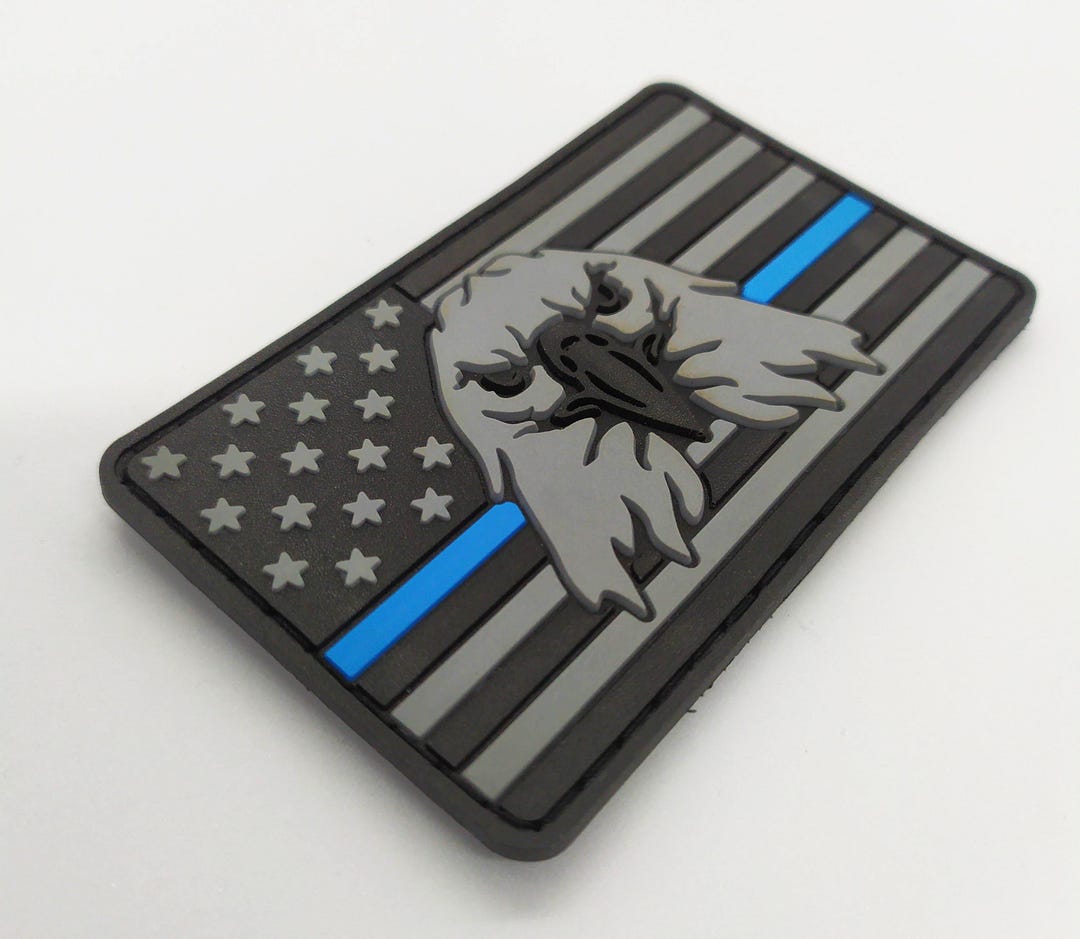 Chevron, Patch, Stripe, Chevron PVC American Flag With Eagle - Etsy
