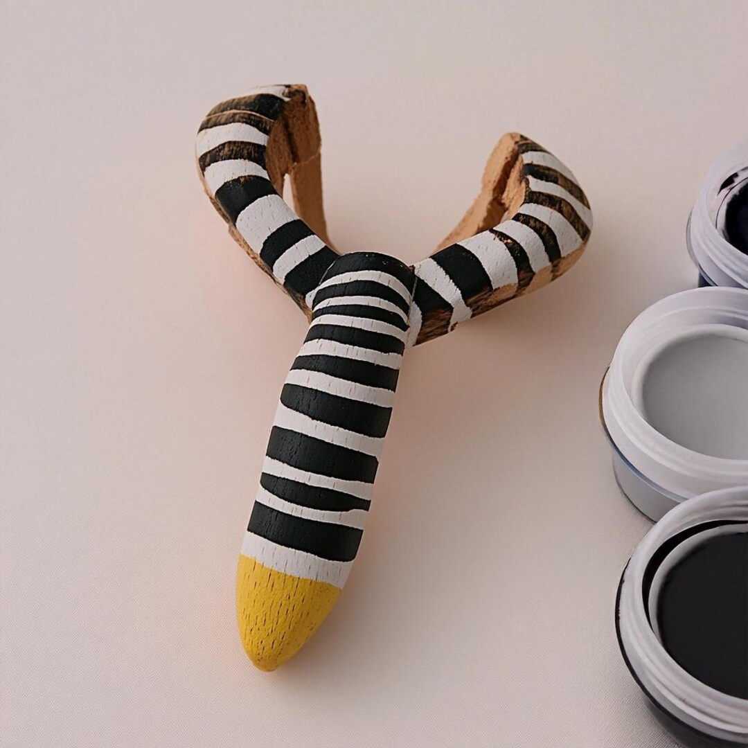 Custom Engraved Wooden Animal Sling, Hand-painted Toy Log Launcher - Etsy