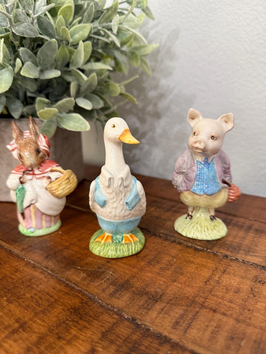 Vintage Beatrix Potter Character Figurines: Collectible Storybook ...