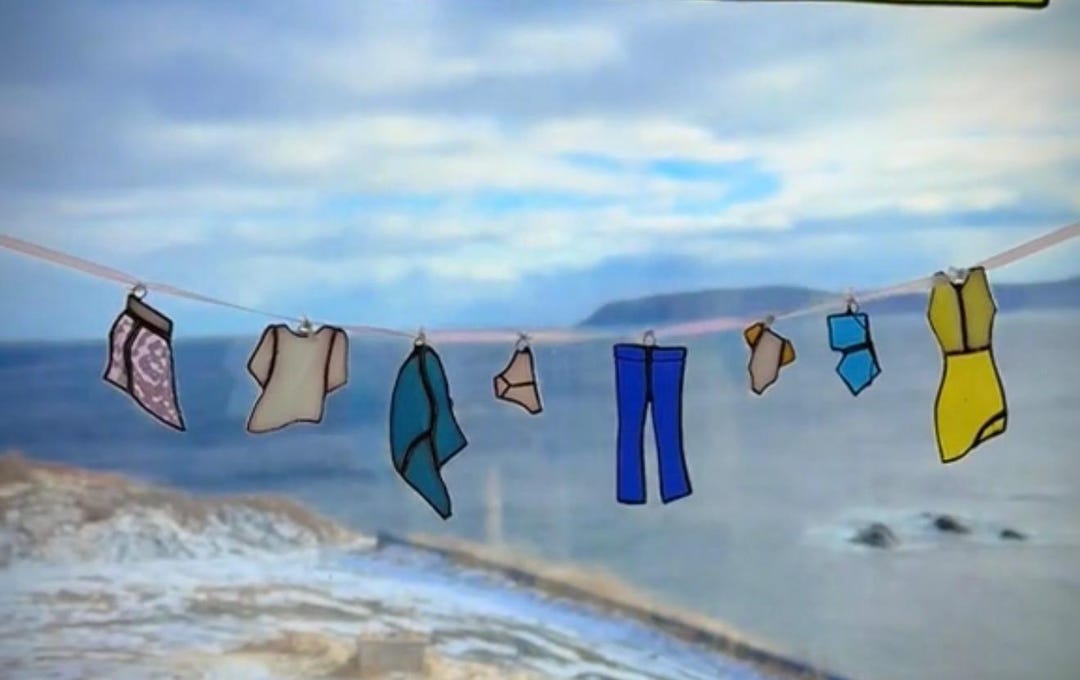 Stained Glass Clothes Line From Newfoundland - Etsy