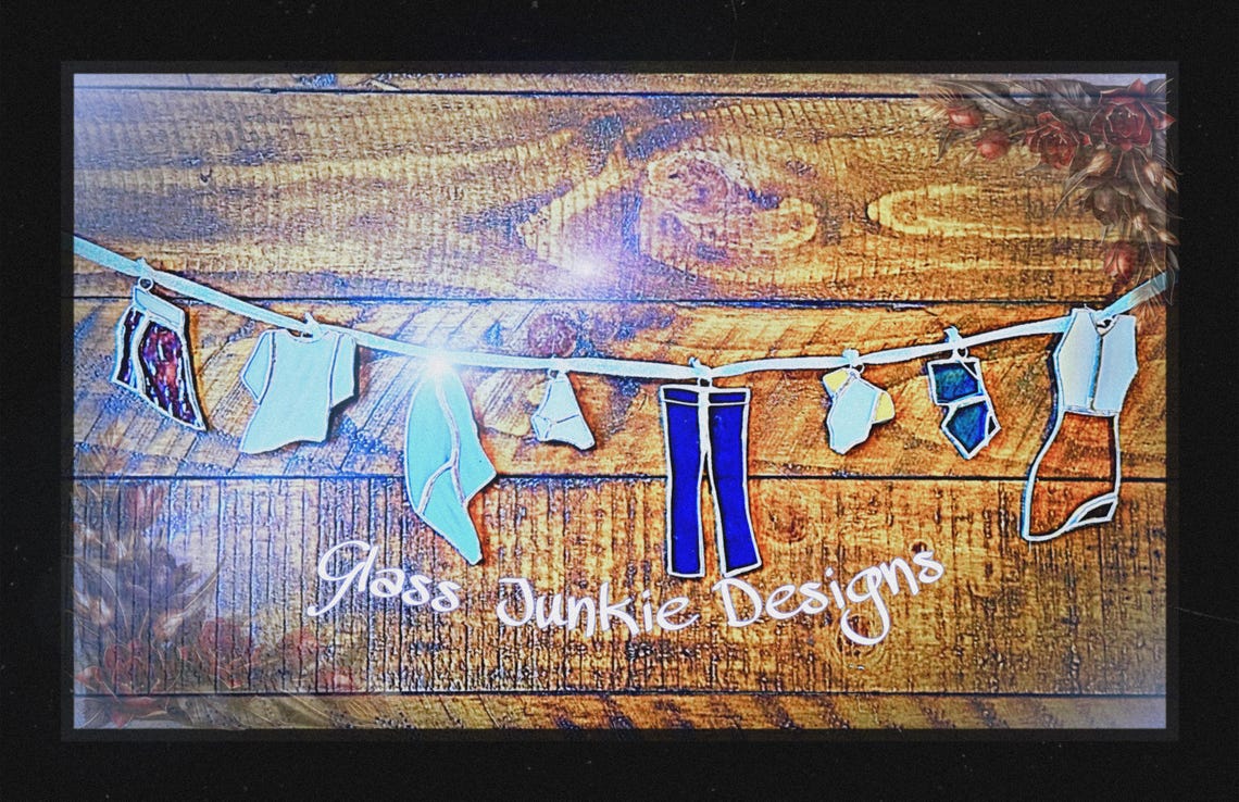 Stained Glass Clothes Line From Newfoundland - Etsy