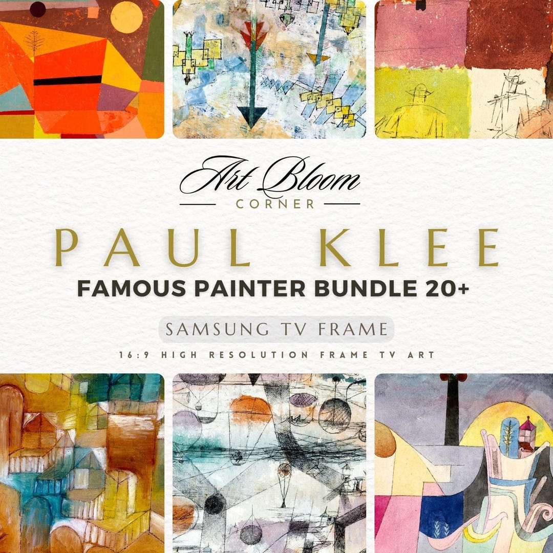 Paul Klee | Frame Tv Art Bundle of 20 | 4k Digital Painting Art Works ...