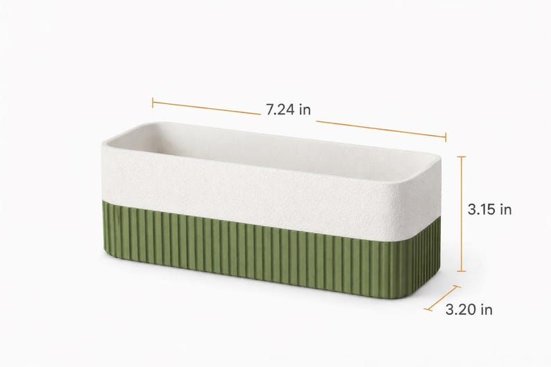 DUO | Two-tone Modular Planter – Custom Color Modern Design - Etsy