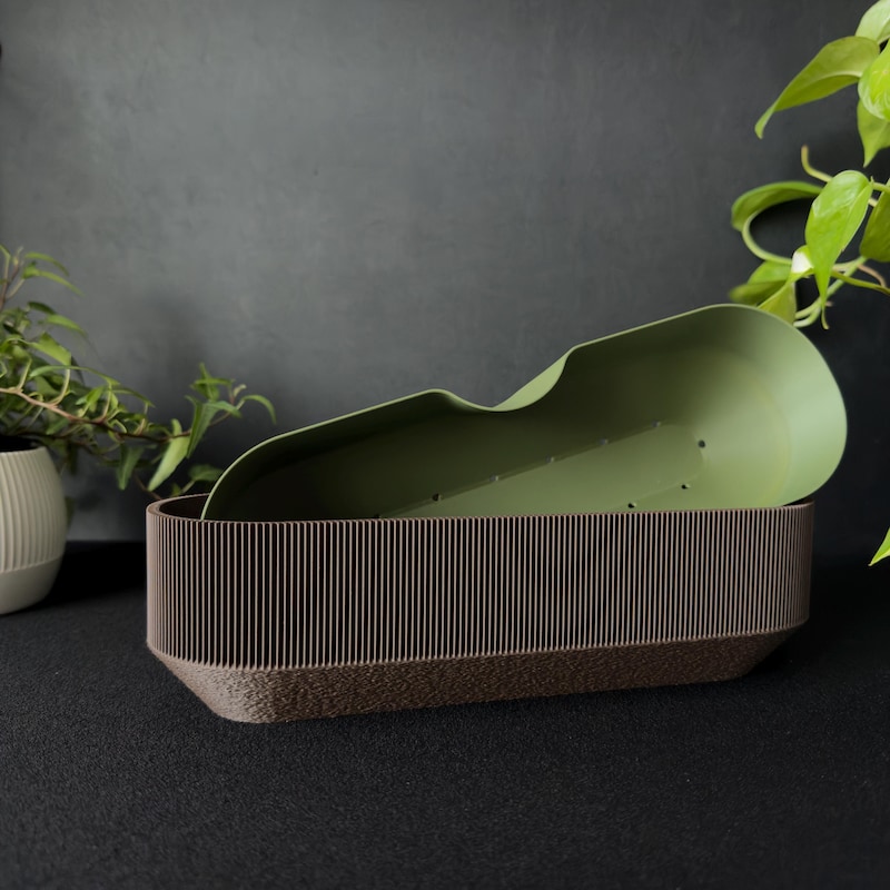 3d Printed Oval Planter - Etsy