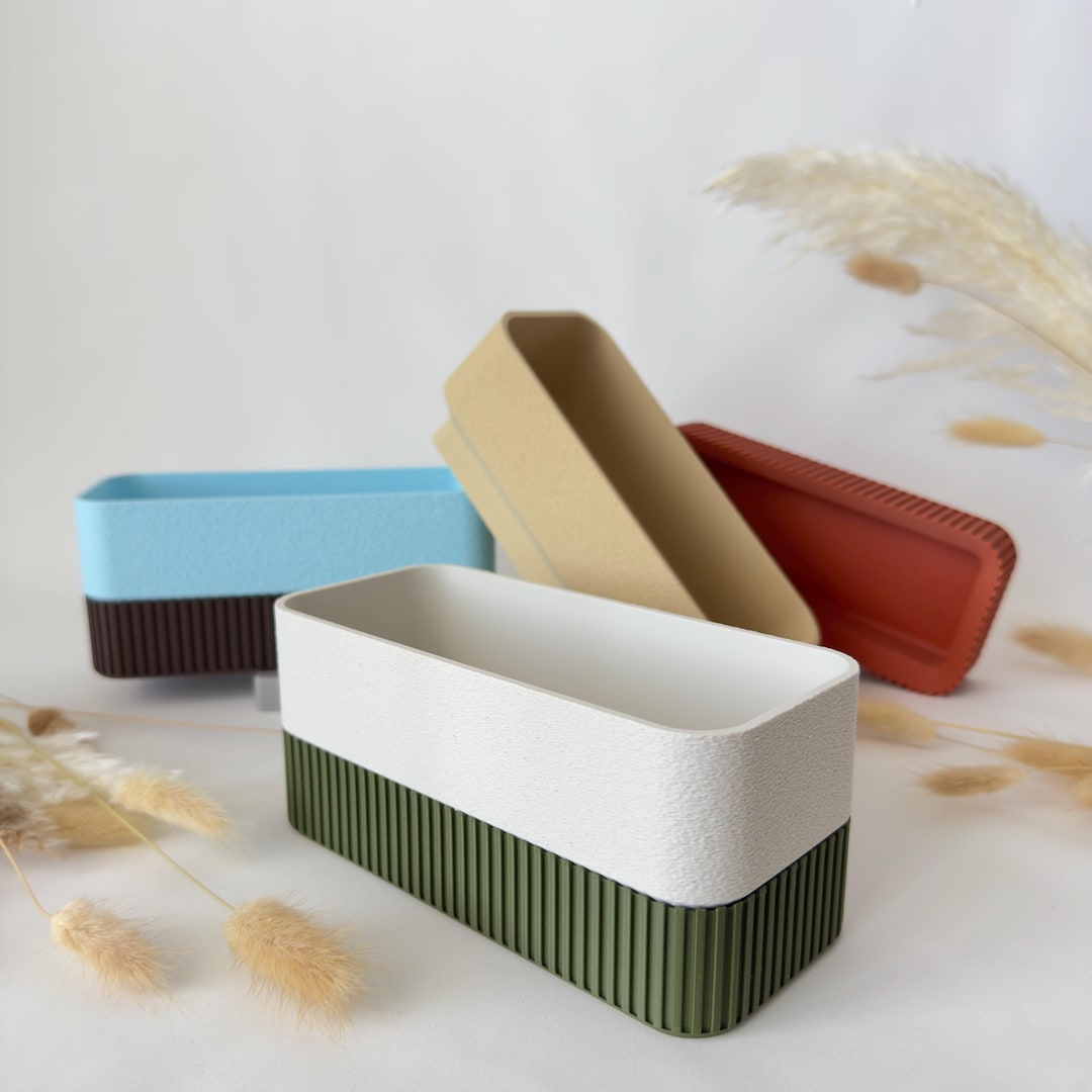 DUO | Two-tone Modular Planter – Custom Color Modern Design - Etsy