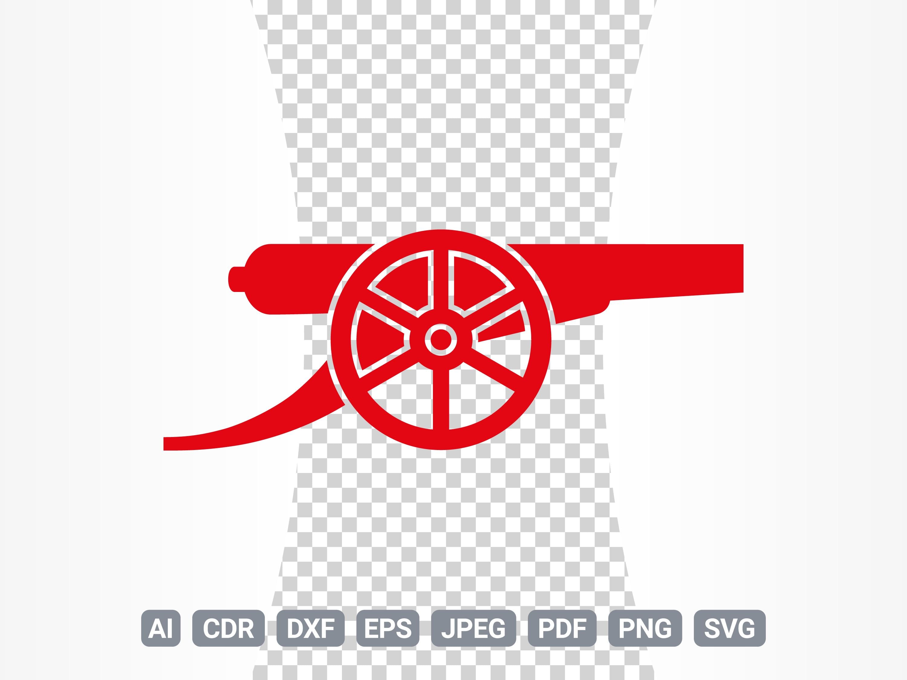 Arsenal FC Logo - Svg, Dxf, Ai, Png, Jpeg, Eps, Pdf - Vector Football ...