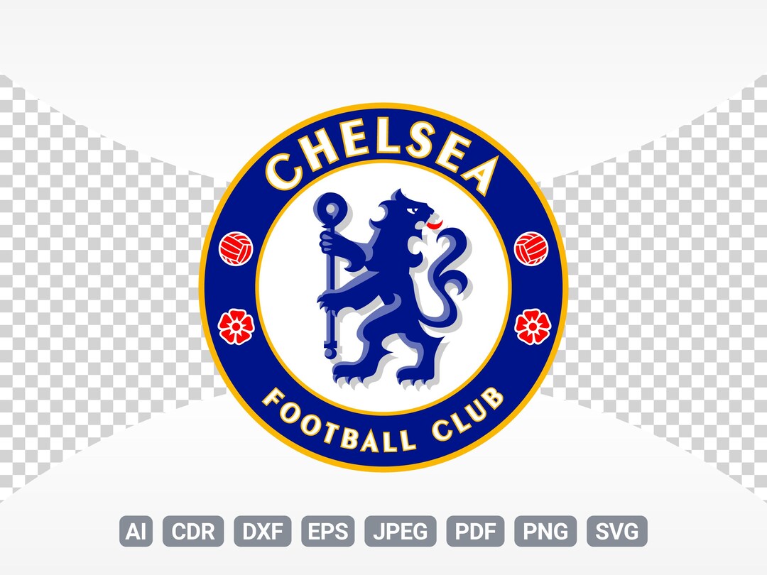 Chelsea FC Logo - Svg, Dxf, Ai, Png, Jpeg, Eps, Pdf - Vector Football ...
