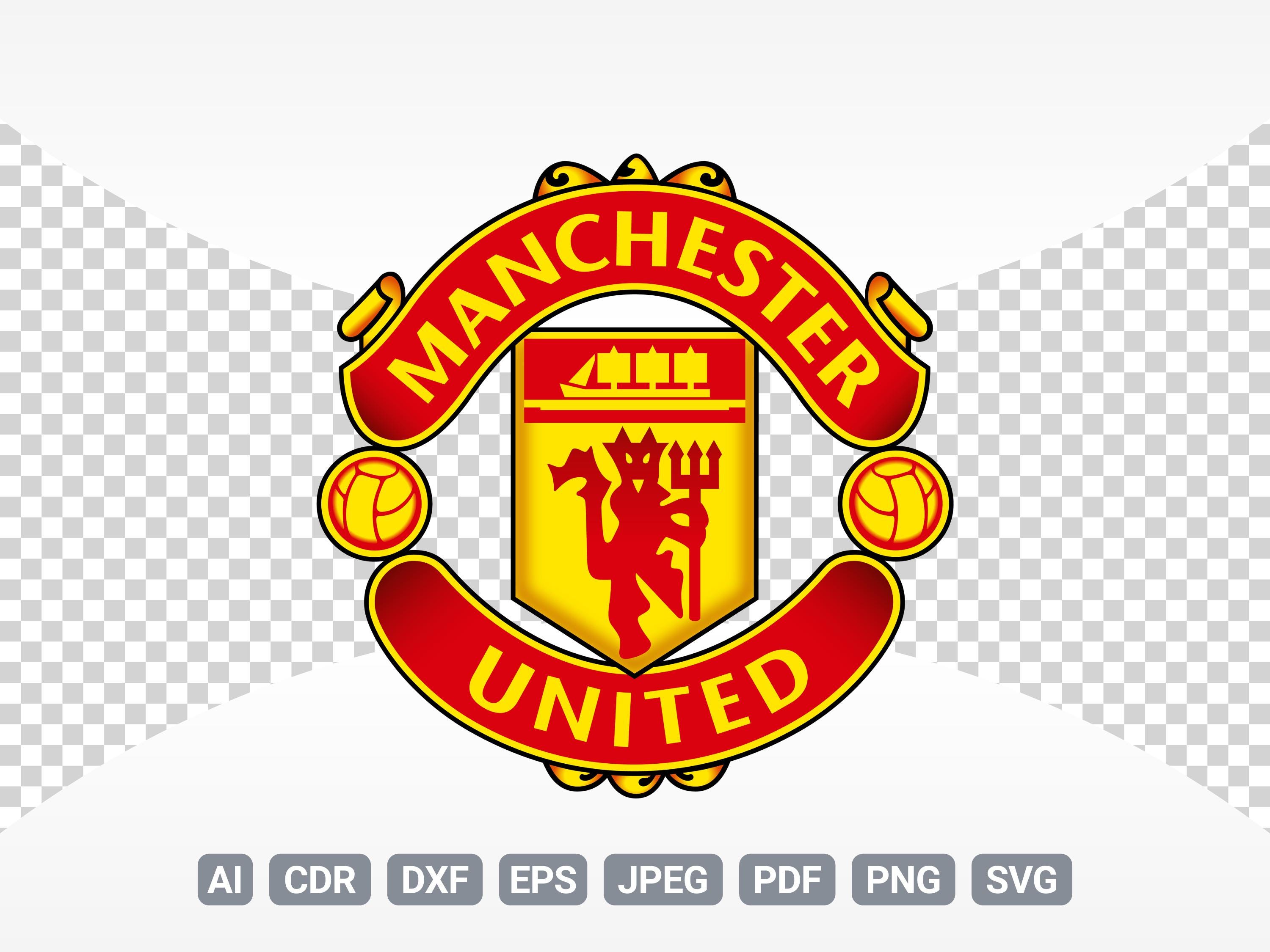 Manchester United FC Logo - Svg, Dxf, Ai, Png, Jpeg, Eps, Pdf - Vector ...