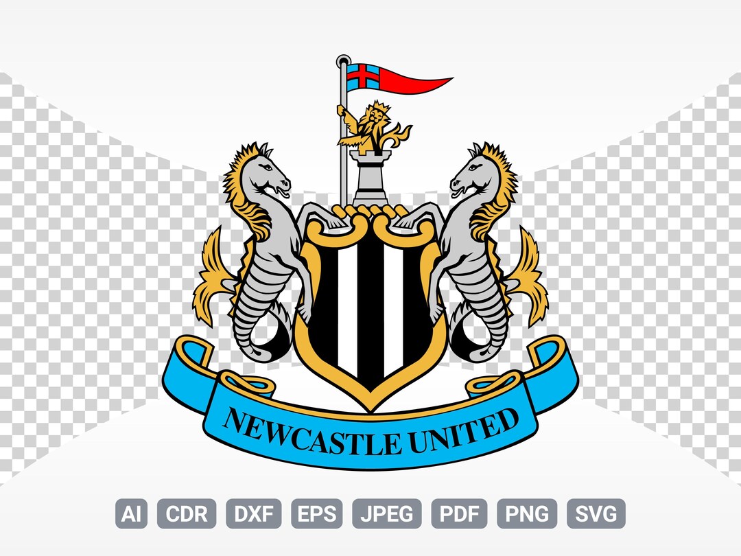 Newcastle United FC Logo - Svg, Dxf, Ai, Png, Jpeg, Eps, Pdf - Vector ...