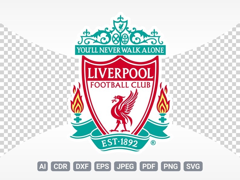 Liverpool FC Logo - Svg, Dxf, Ai, Png, Jpeg, Eps, Pdf - Vector Football ...