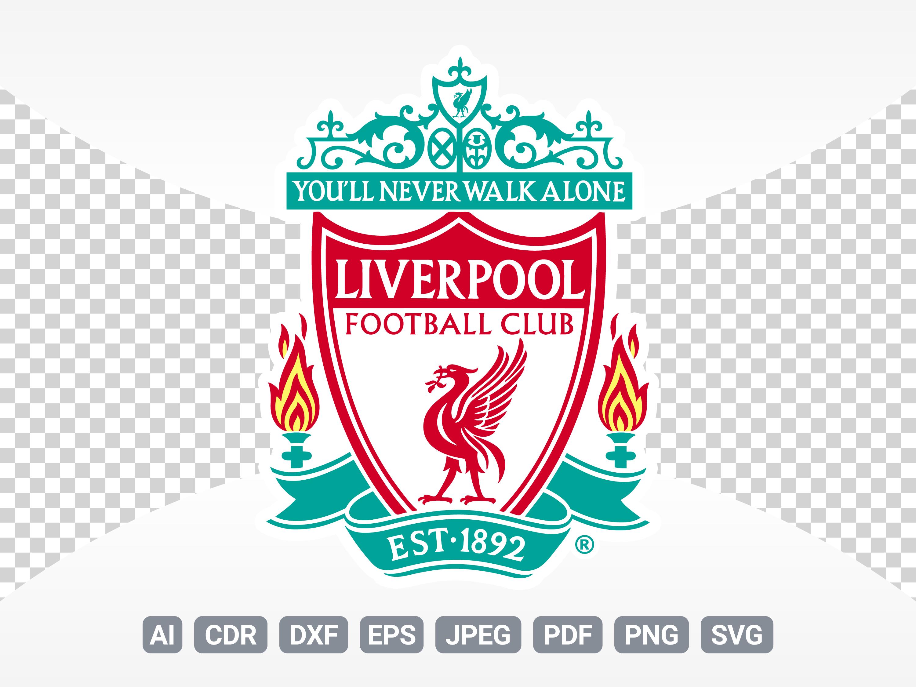 Liverpool FC Logo - Svg, Dxf, Ai, Png, Jpeg, Eps, Pdf - Vector Football ...