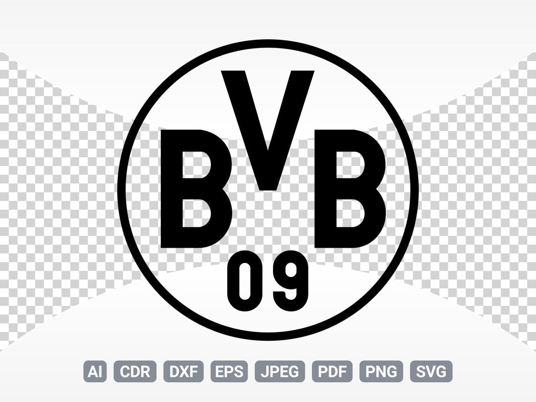 Borussia Dortmund Monochrome Logo - Ai, Cdr, Dxf, Eps, Jpeg, Pdf, Png ...
