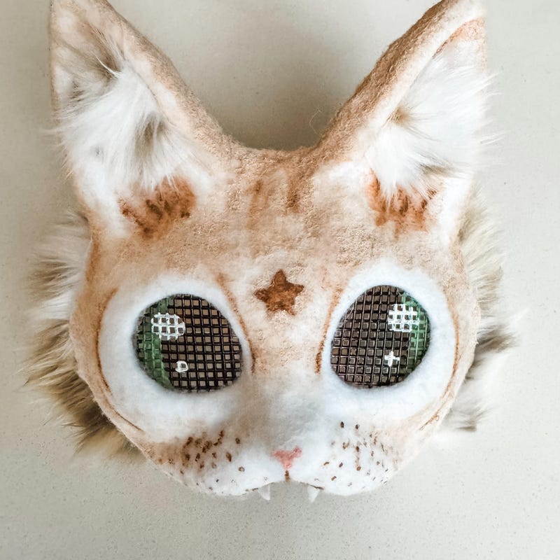Furry Mask - Etsy