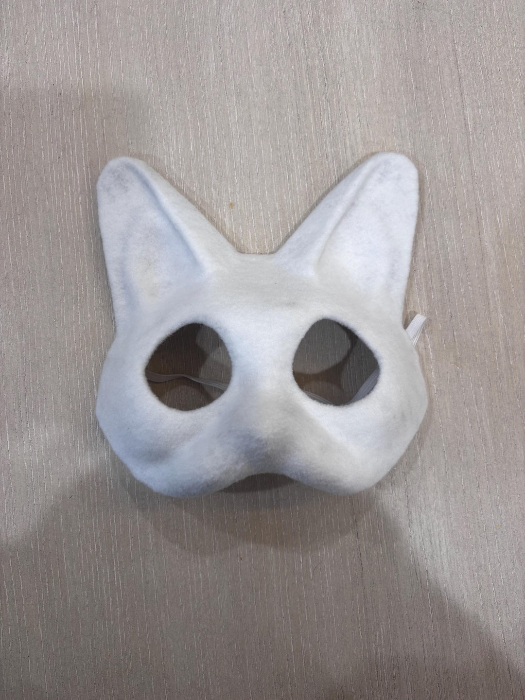 Felted Therian Mask, Ready to Paint (short Ears) - Etsy