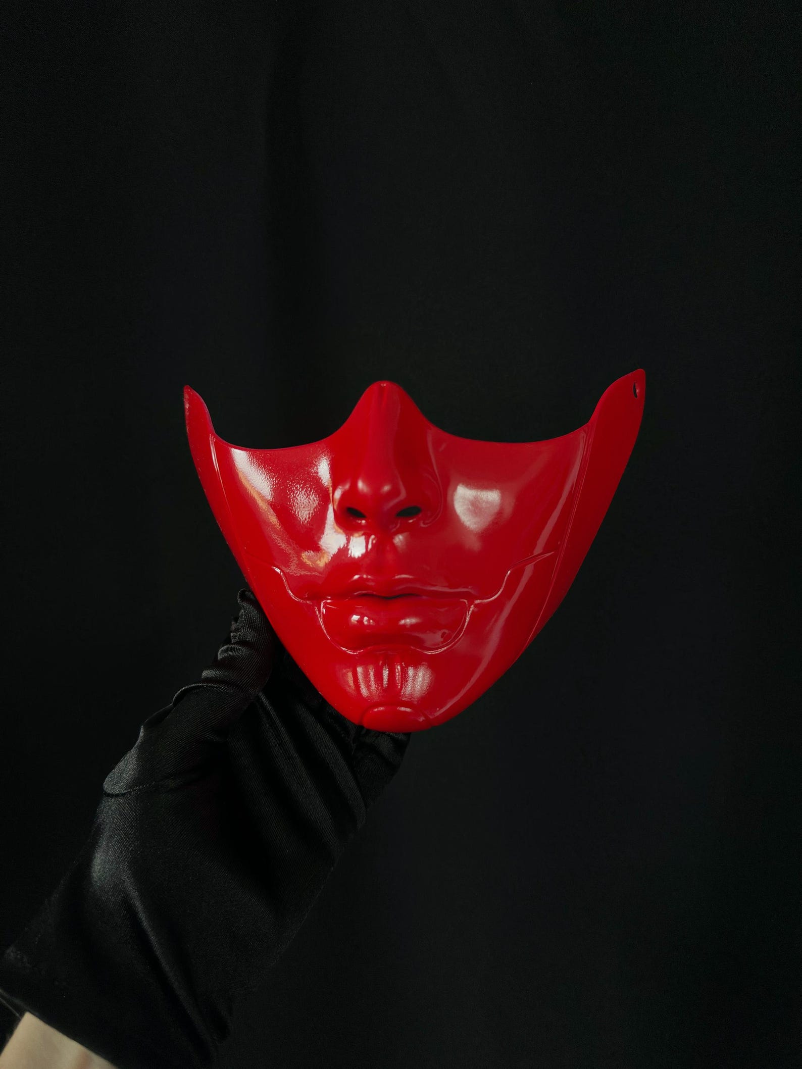 Gold Face Mask, Cyberpunk Cosplay Armor,full Face Mask, Gothic ...