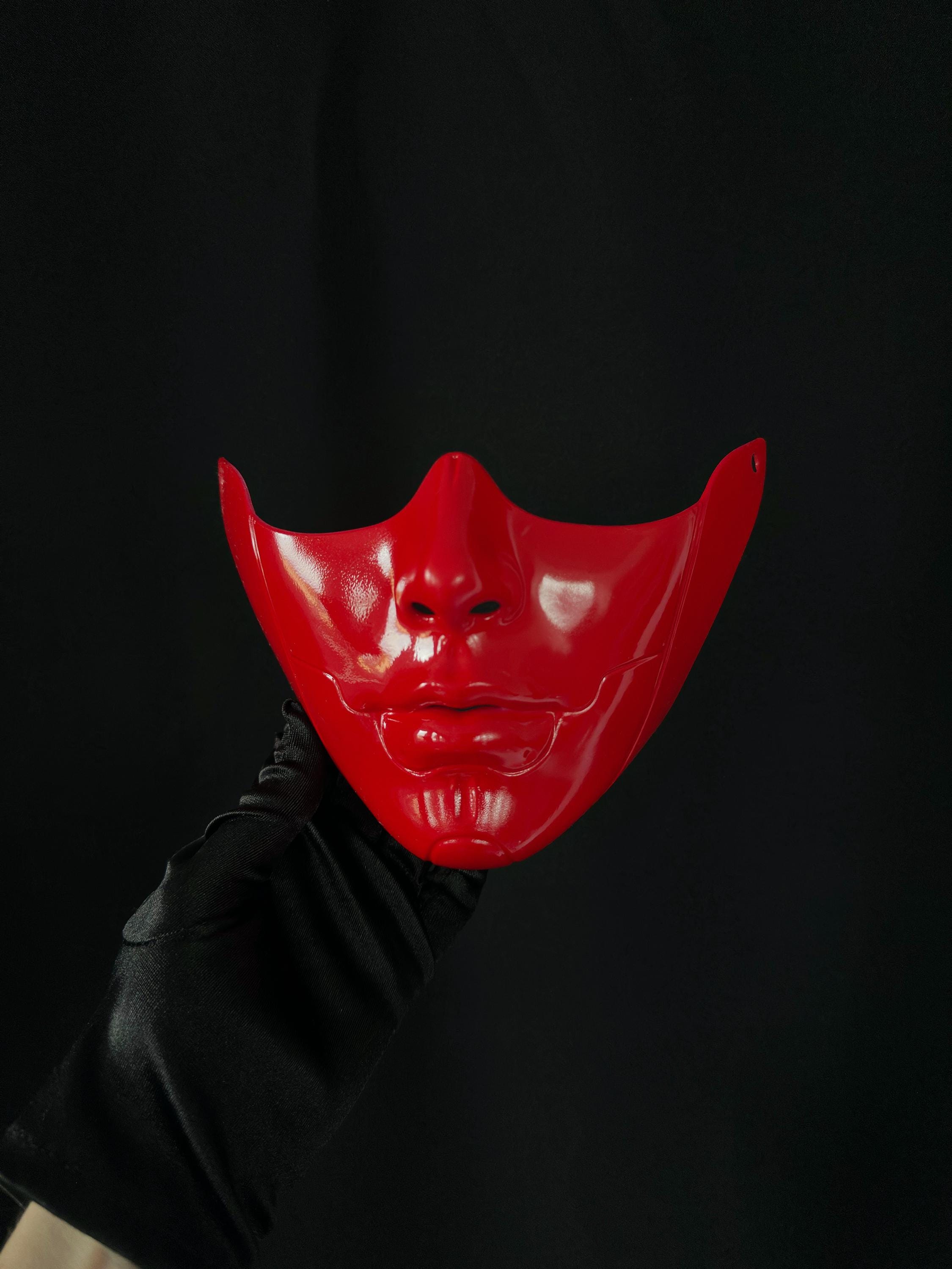 Gold Face Mask, Cyberpunk Cosplay Armor,full Face Mask, Gothic ...