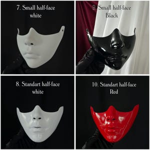 Gold Full Face Mask, Cyberpunk Cosplay Armor, Gothic Half Face Golden ...