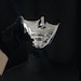 Gold Face Mask, Cyberpunk Cosplay Armor,full Face Mask, Gothic ...