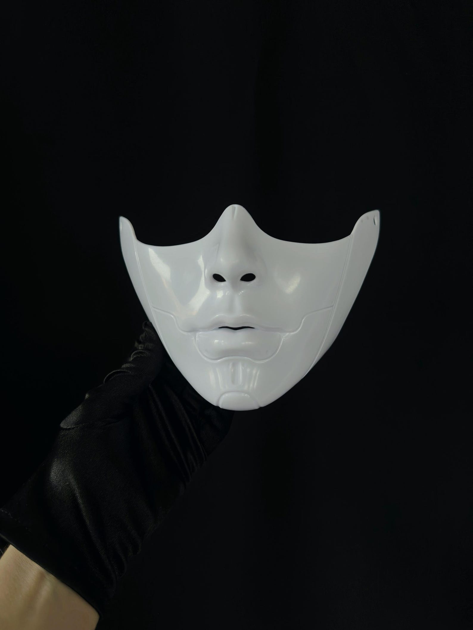 Gold Face Mask, Cyberpunk Cosplay Armor,full Face Mask, Gothic ...