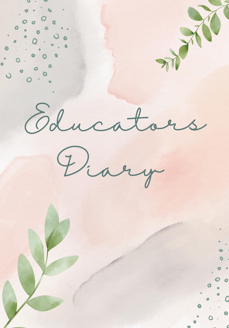 Early Childhood Educator Diary Planner - Etsy Australia