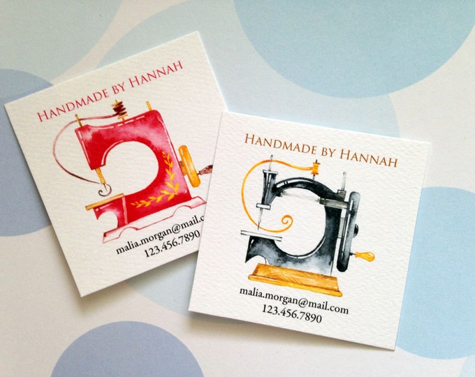 Business Card, Custom Business Card, Sewing Card - Set of 48 - Etsy
