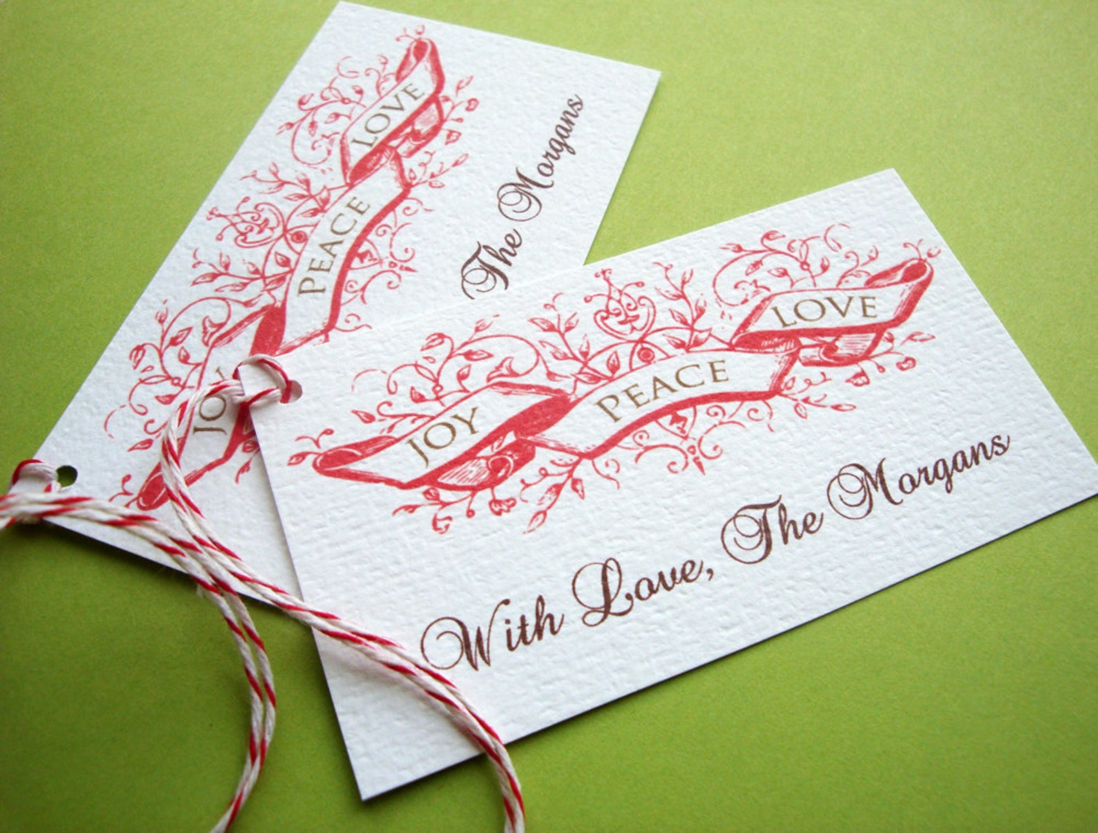 Personalized Gift Tags Custom Holiday Tags Personalized Gift - Etsy