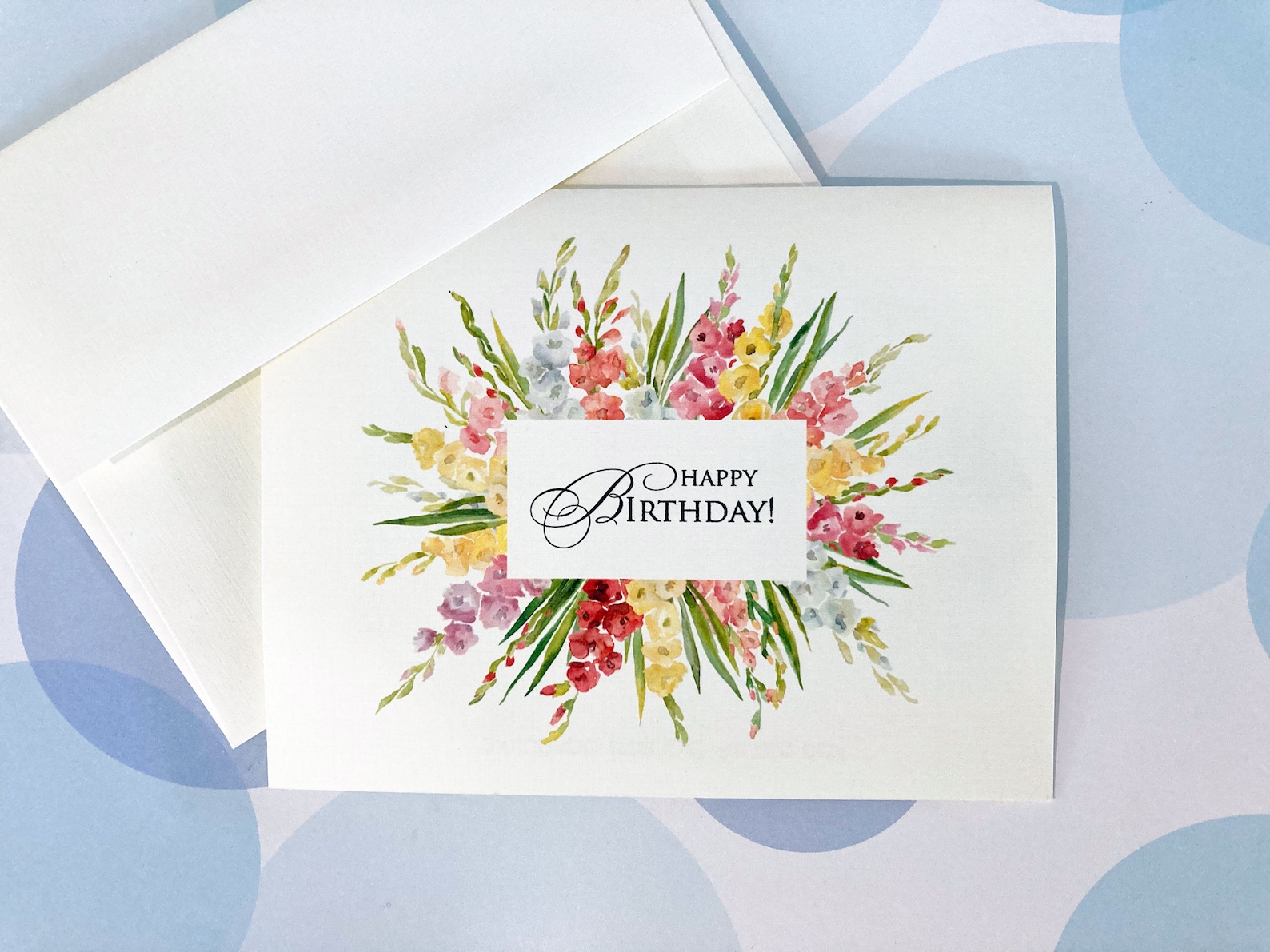Birthday Card, Watercolor Card, Floral Card - Etsy