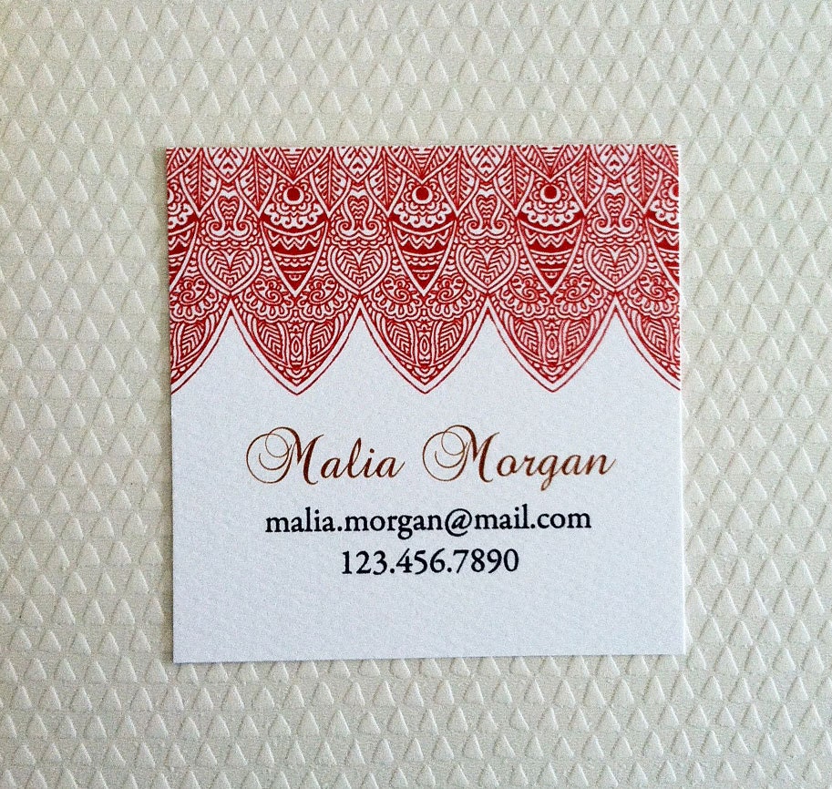 Personalized Business Cards Calling Cards Set of 48 | Etsy