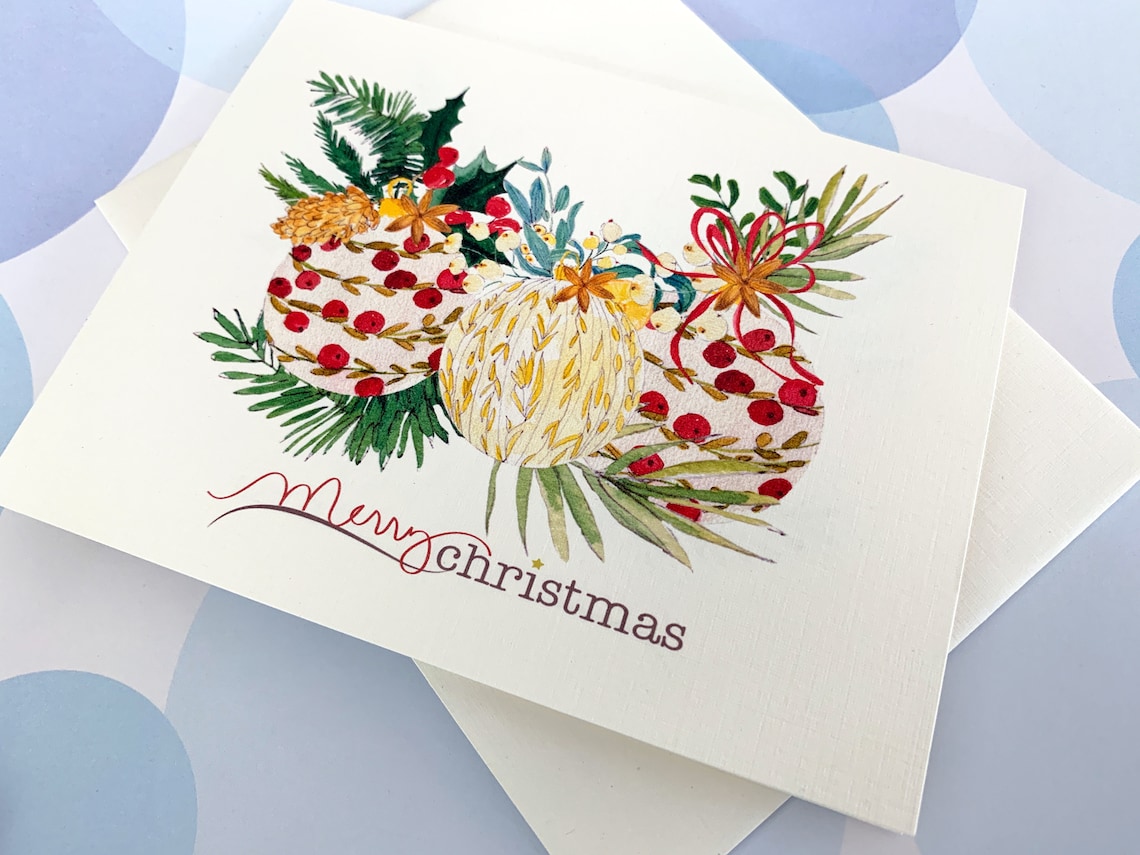 Christmas Card Holiday Cards Christmas Card Set - Etsy