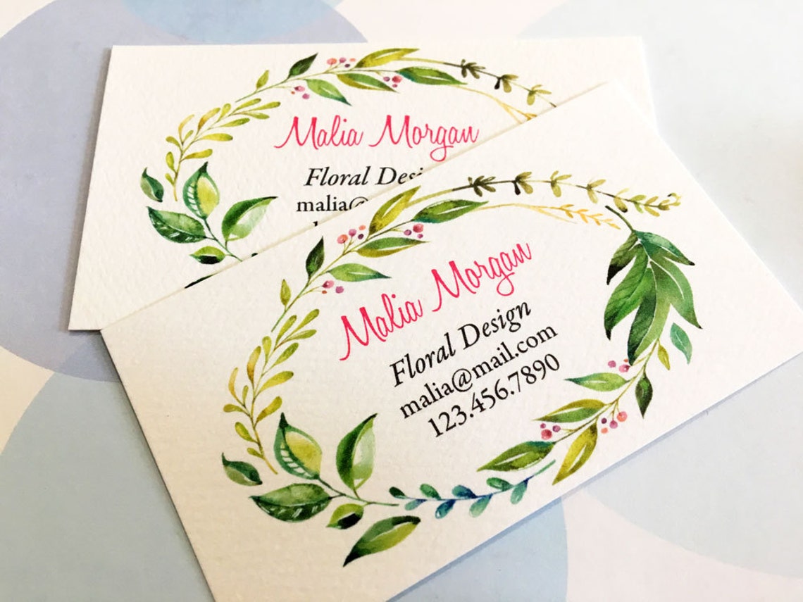 Custom Business Cards Business Cards Set of 50 - Etsy