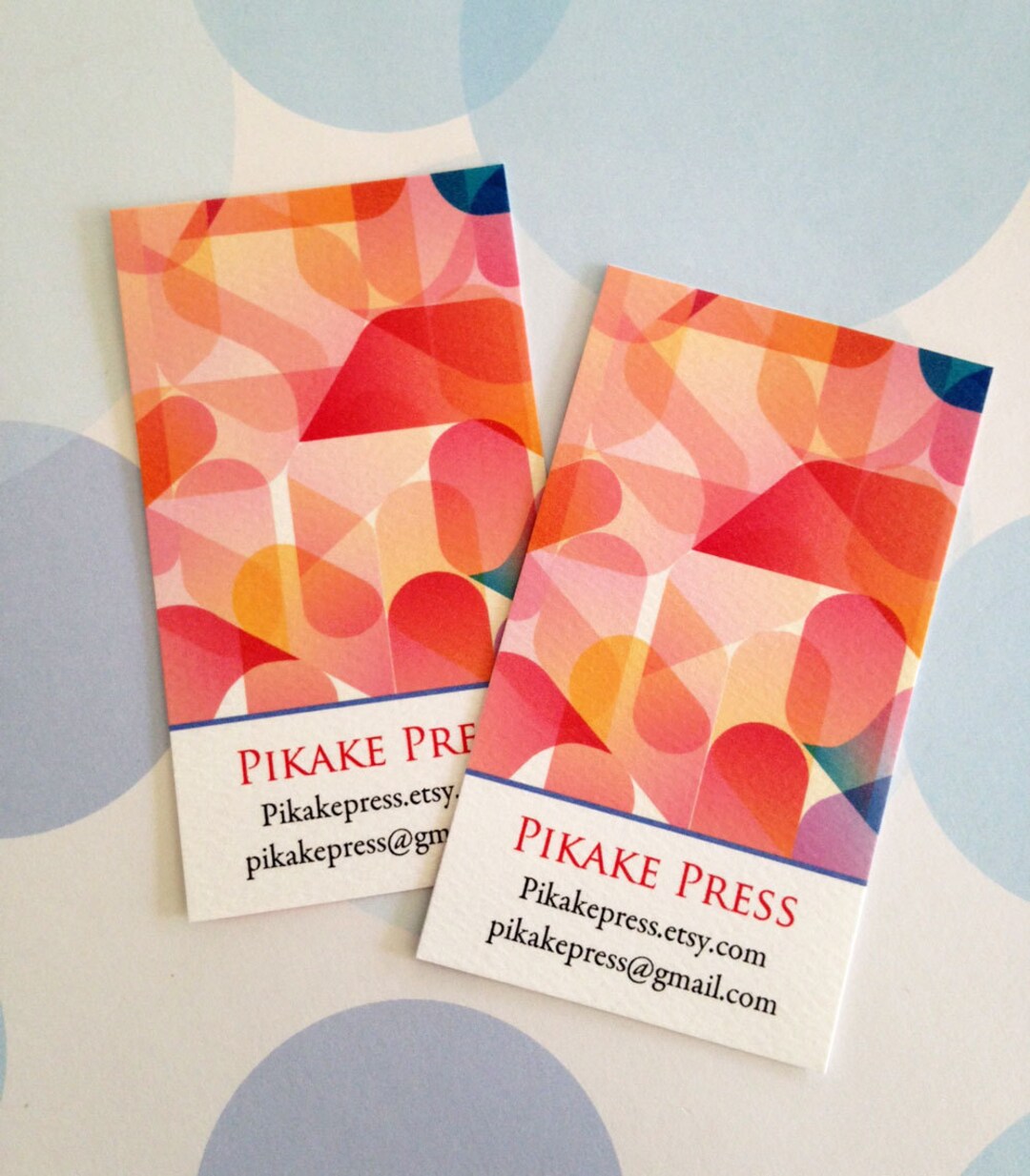 Personalized Business Card, Calling Card, Modern, Geometric - Set of 50 ...