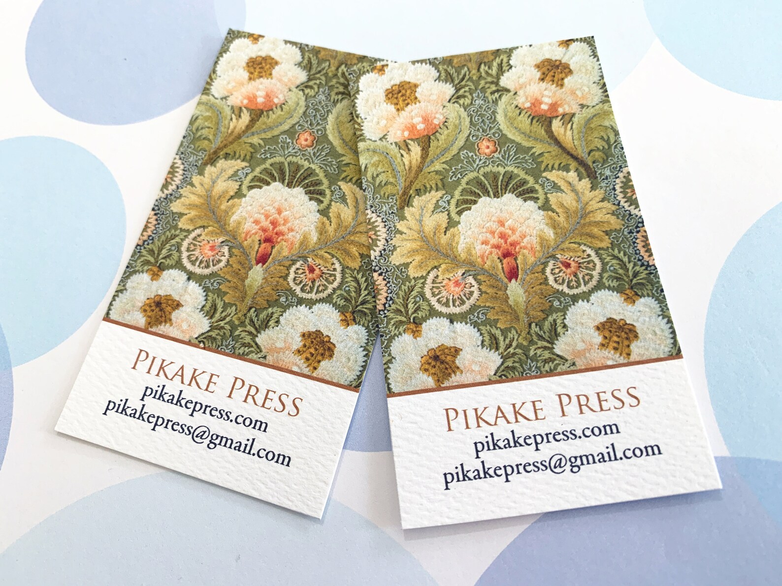 Personalized Business Card Calling Card Vintage Embroidery - Set of 50 ...