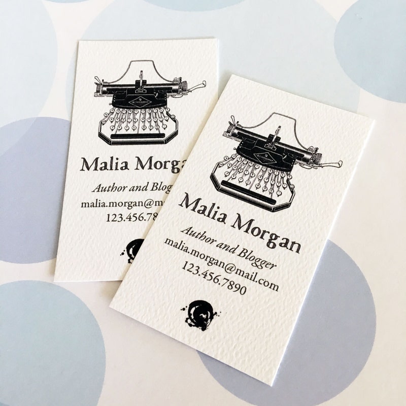 Writer Business Card - Etsy