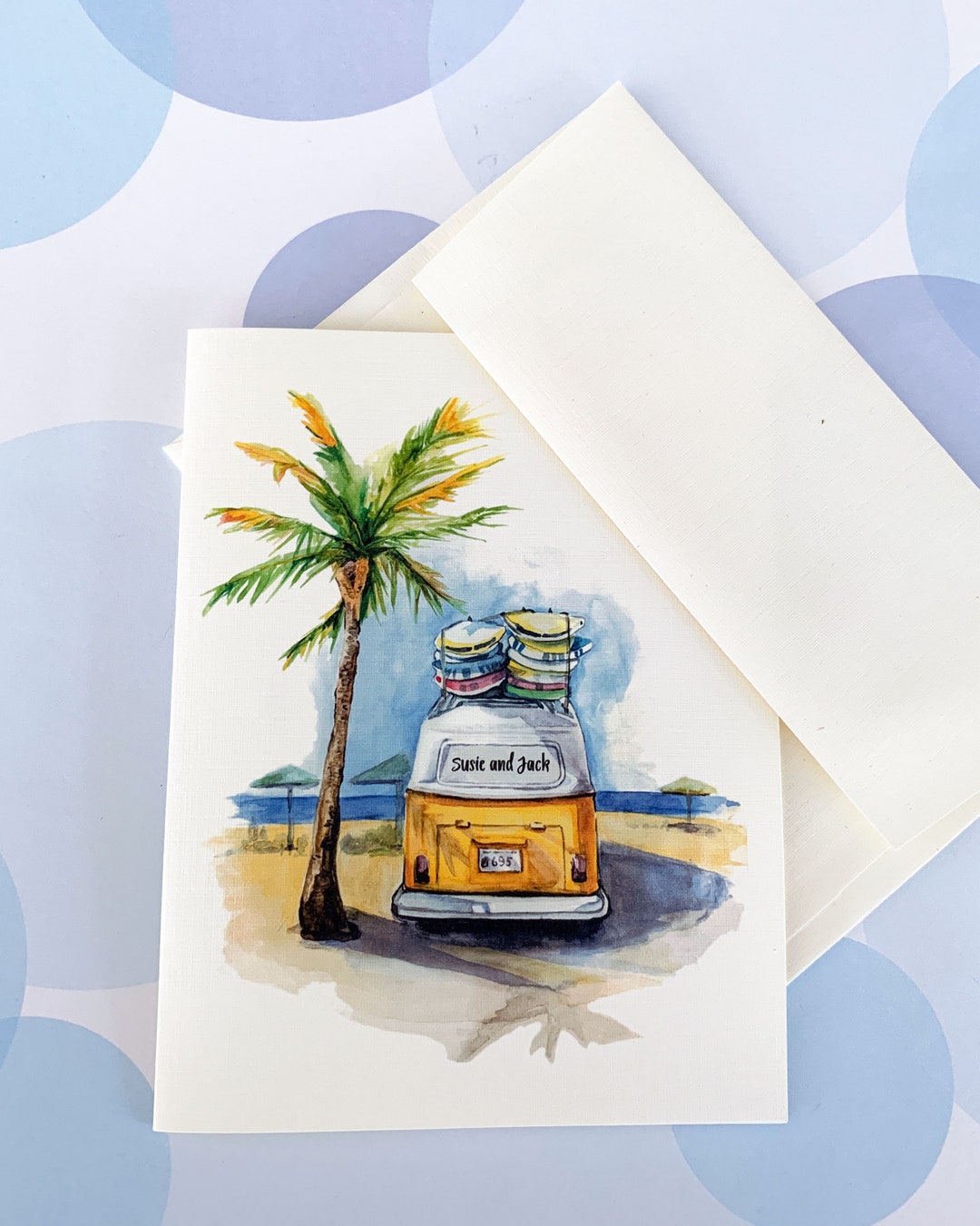 Personalized Greeting Card, Surf Card, Travel Card, Road Trip Card ...