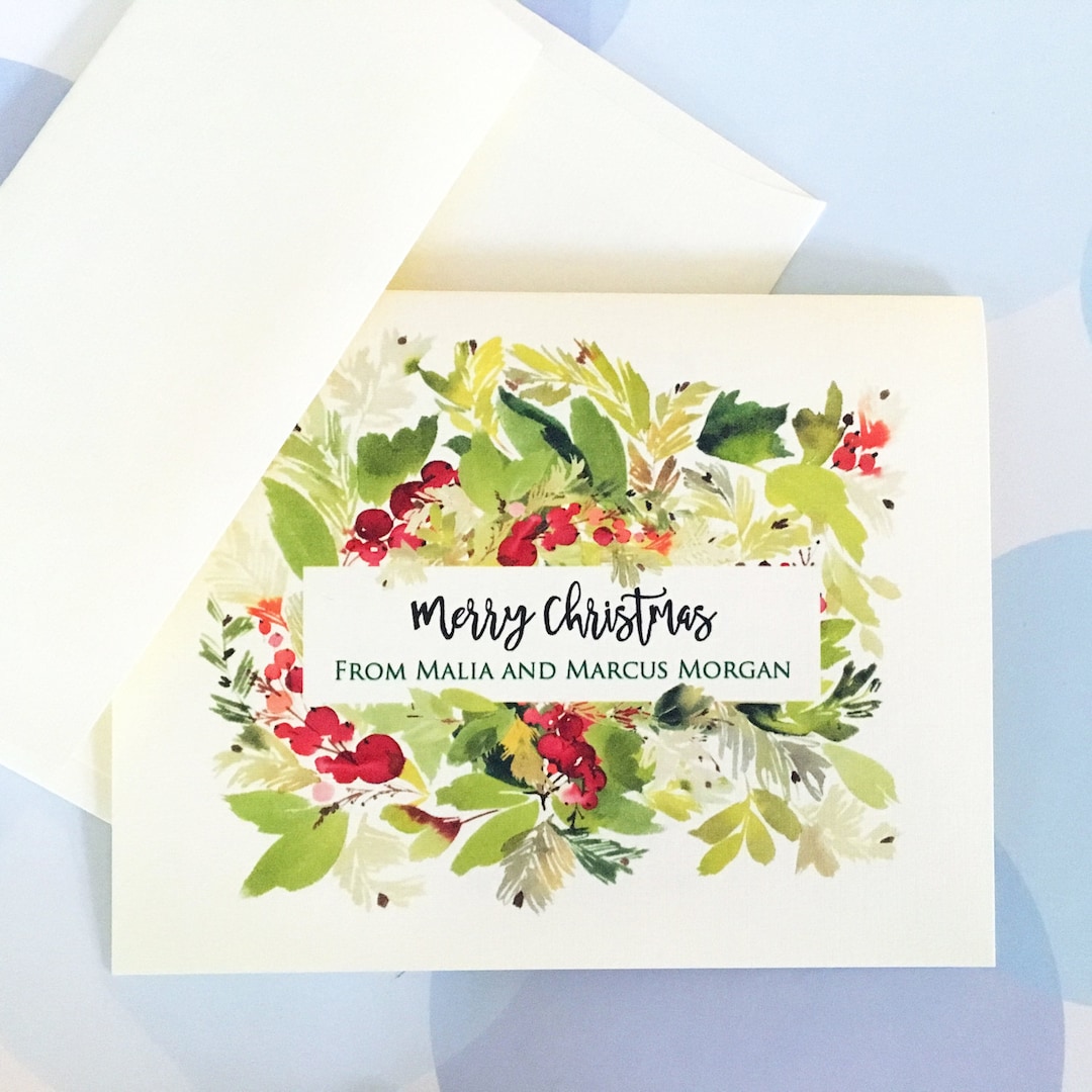 Personalized Christmas Card, Custom Holiday Card - Etsy