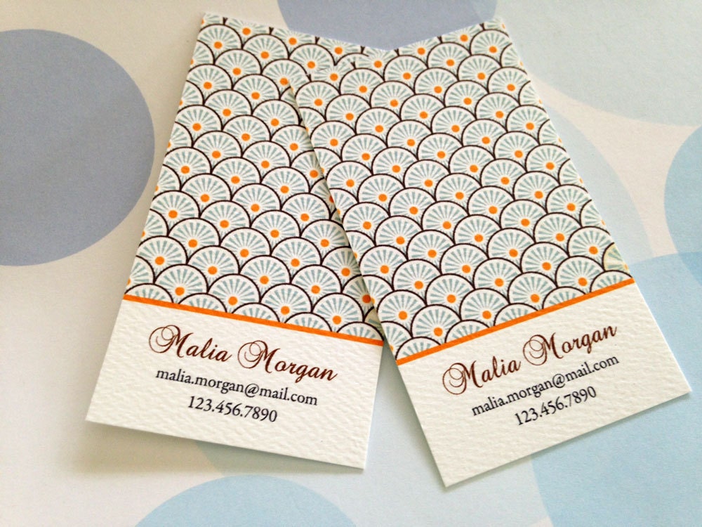 Personalized Business Card Calling Card Set of 50 - Etsy