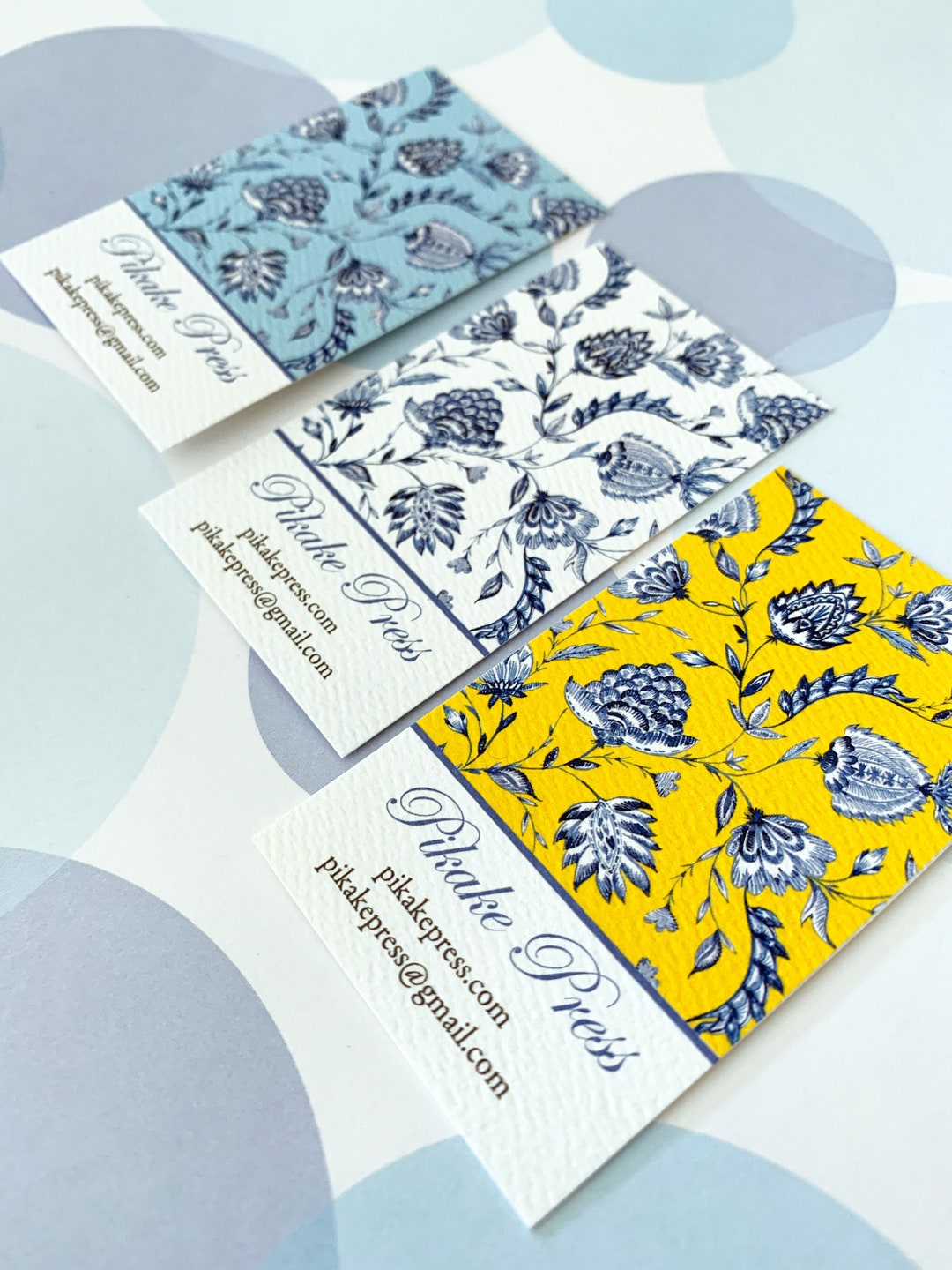 Personalized Business Calling Cards, Printed Cards, Toile Cards - Etsy