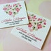 Personalized Floral Business Cards Calling Cards Set of 48 - Etsy
