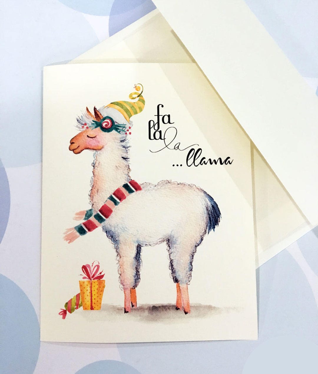 Funny Christmas Card, Christmas Card,holiday Card, Llama Card - Etsy