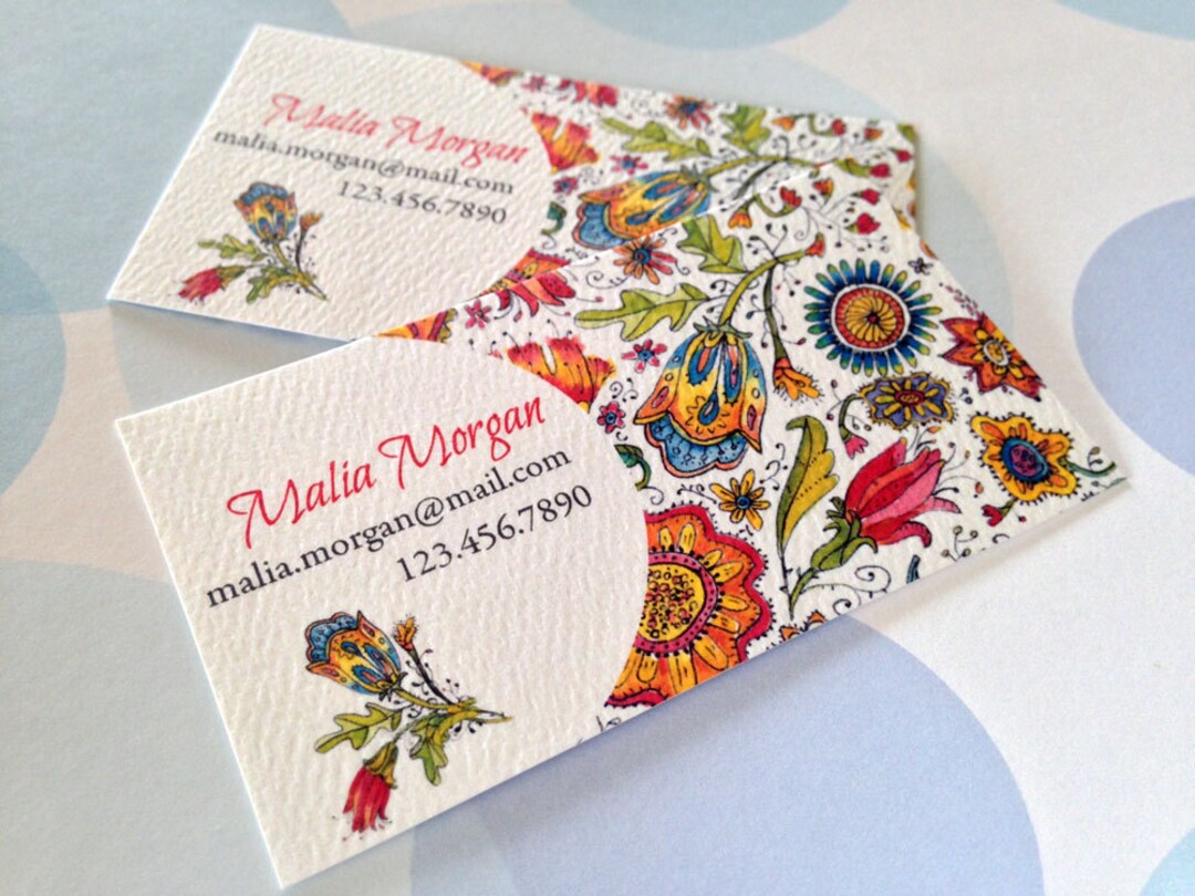 Custom Business Cards, Business Cards, Unique Business Cards, Set of 50 ...