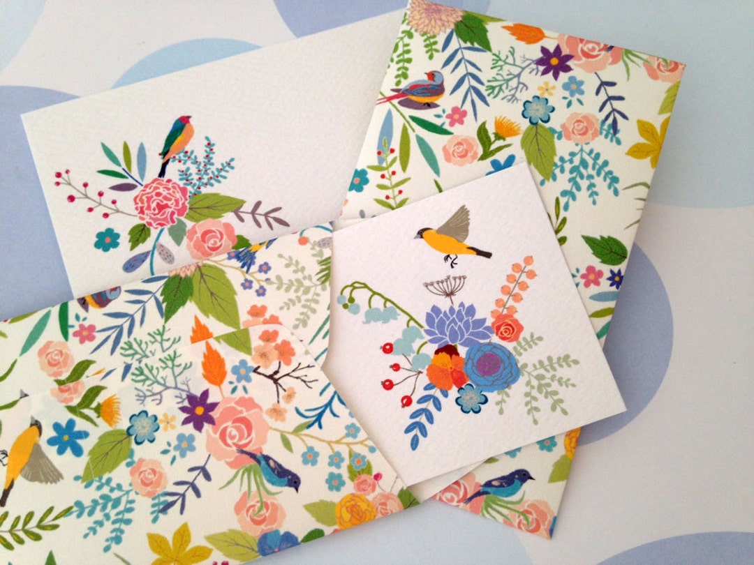 Size 3.5x2 Inches, Bird Mini Cards, Gift Enclosure Card, Mini Cards and ...