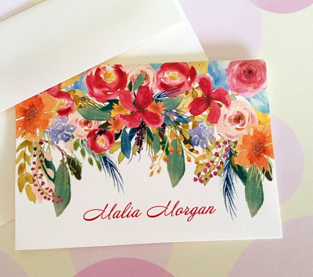 Greeting Cards, Note Cards, Stationery, Card Set, Personalized Card ...