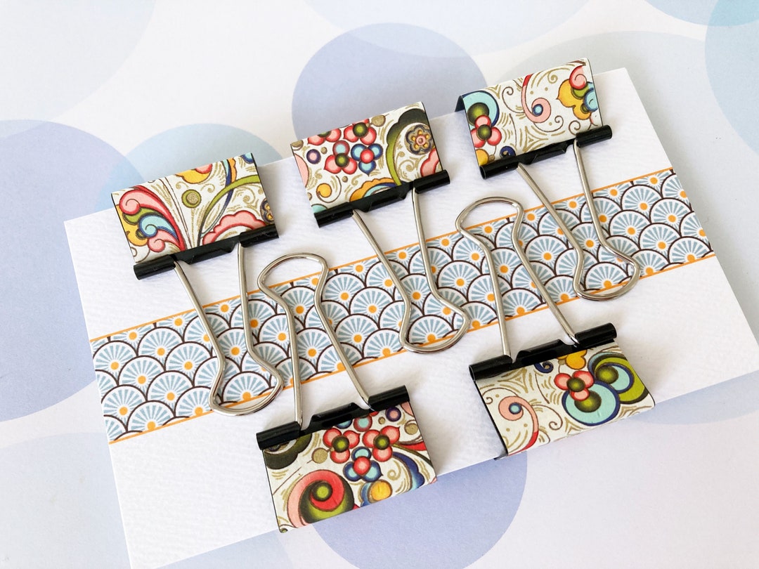 Paper Clip, Binder Clips, Bulldog Clip, Set of 5 - Etsy
