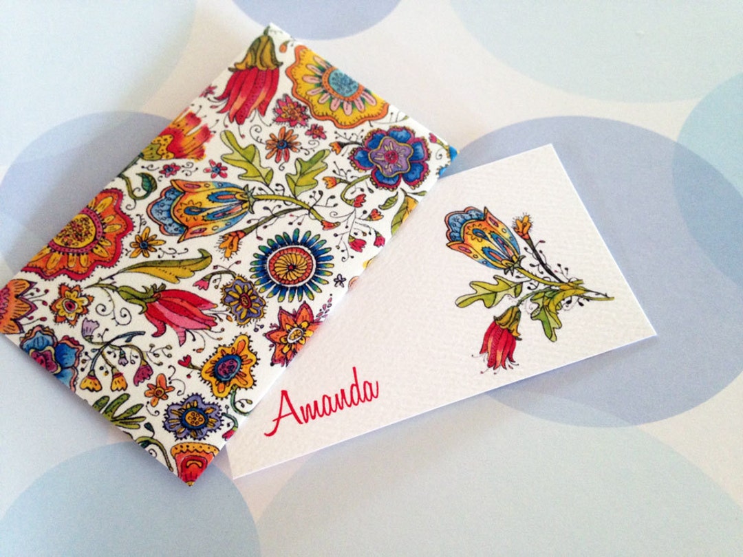 Size 3.5x2 Inches, Personalized Card, Gift Enclosure Card, Mini Cards ...