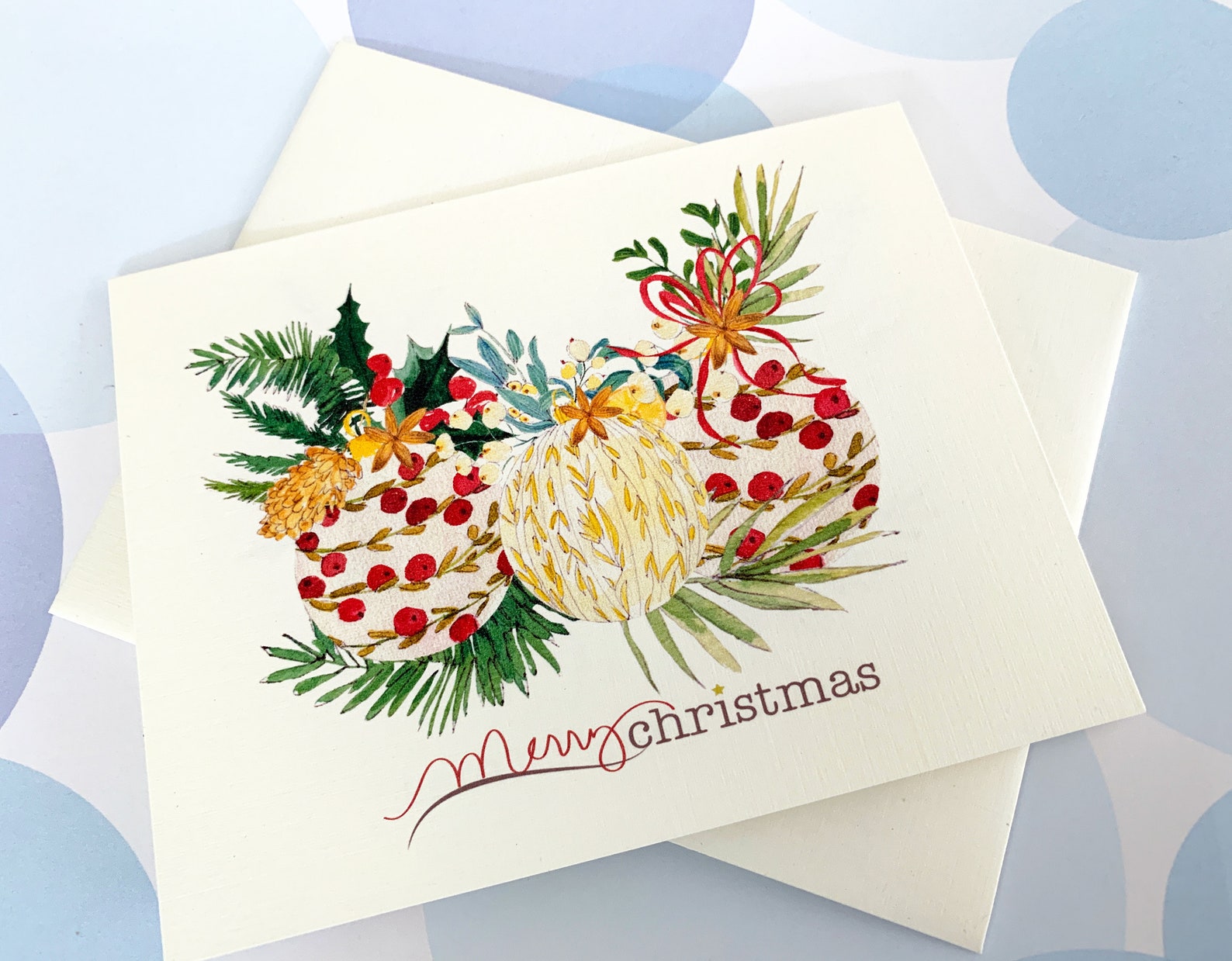 Christmas Card Holiday Cards Christmas Card Set - Etsy