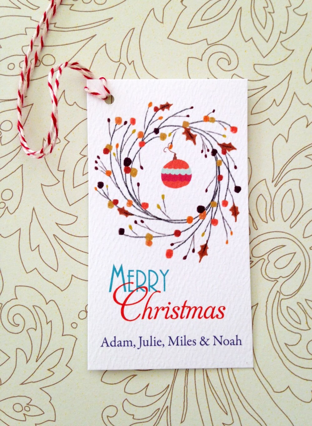 Personalized Christmas Gift Tags Holiday Tags Set of 20 - Etsy