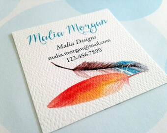 Bird Business Cards Custom Business Cards Set of 48 - Etsy