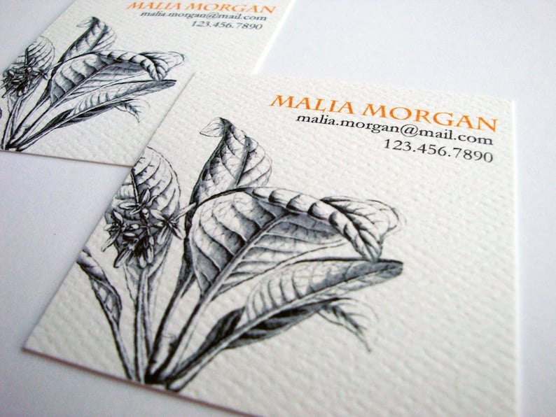 Personalized Business Cards, Calling Cards - Set of 48 - Etsy
