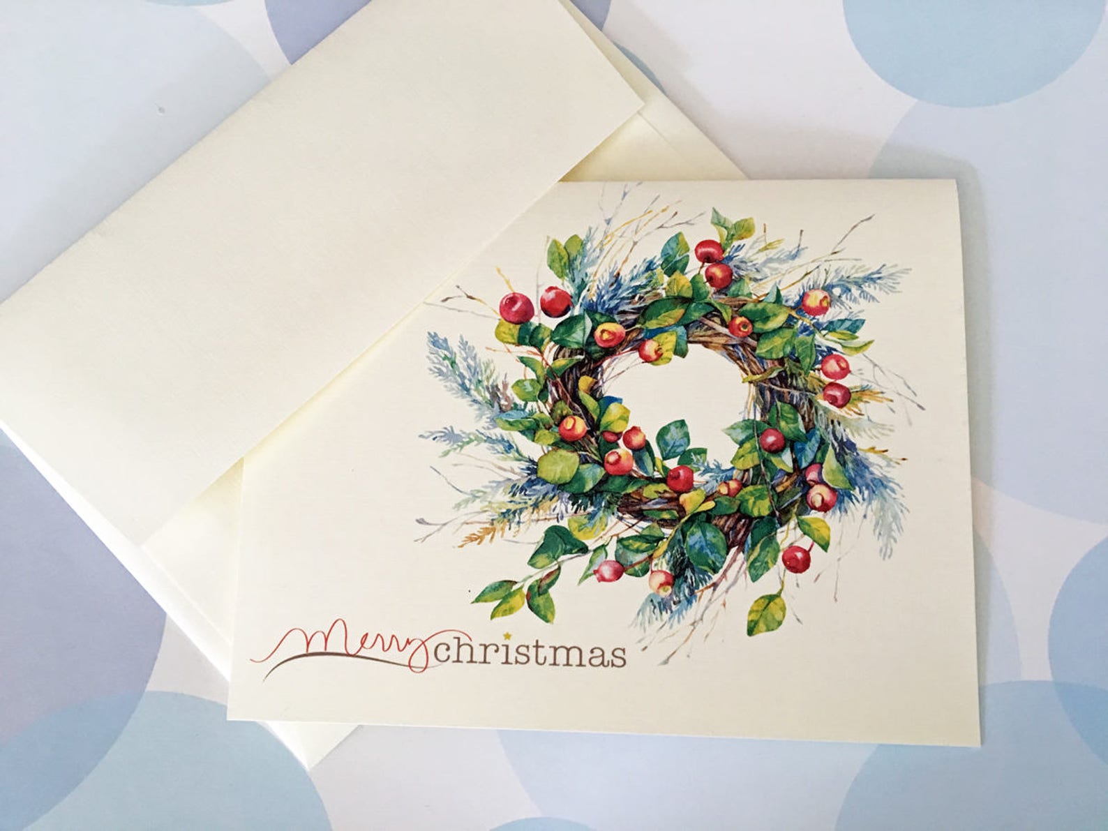Christmas Card Holiday Cards Christmas Card Set - Etsy