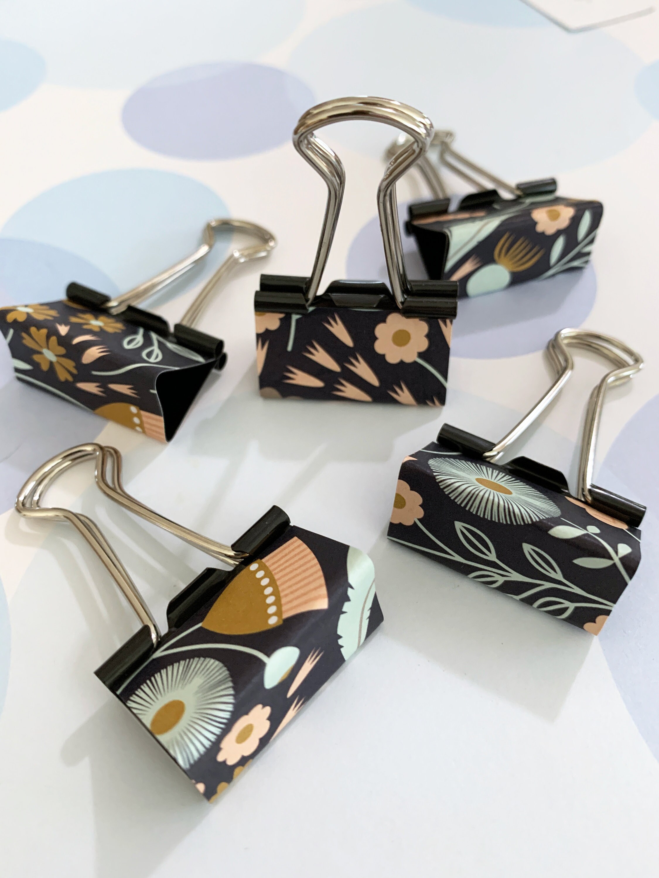 Office & School Supplies Set of 5 Bulldog Clip Binder Clips Paper Clip ...